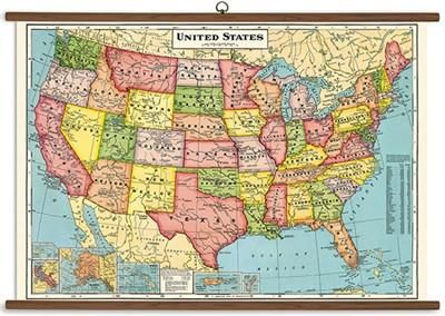 Gale Nation Lettered School Map
